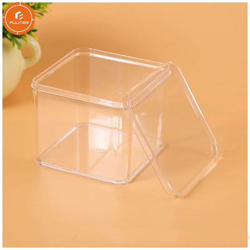Wholesale Custom Square Clear Acrylic Food Box - Wedding Gift