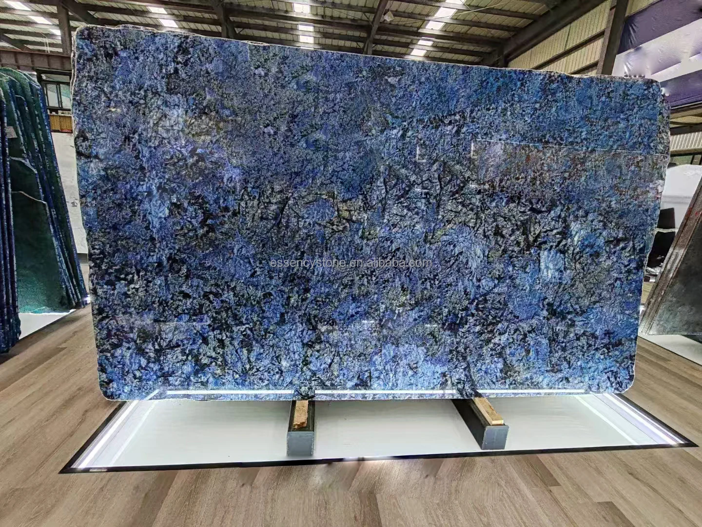 Good Price Polished Blue Azul Bahia Granite Sodalite Slabs Tiles for ...