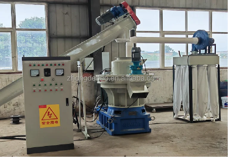 2000kg/h Large Scale Wood Pellets Machines Long Service Life Wood ...