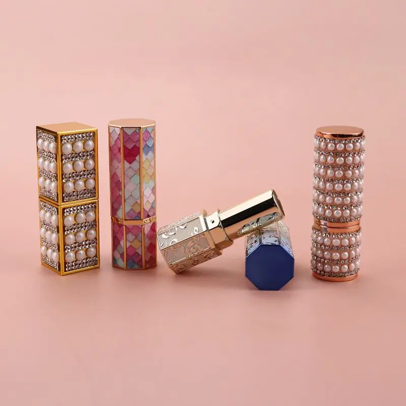 CF Fashion Custom Metal Square Luxury Empty Lipstick Tubes