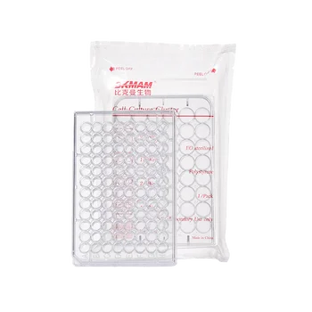 Lab Disposable Flat Bottom Vacuum Plasma Treatment 96 Well Multi Edge ...