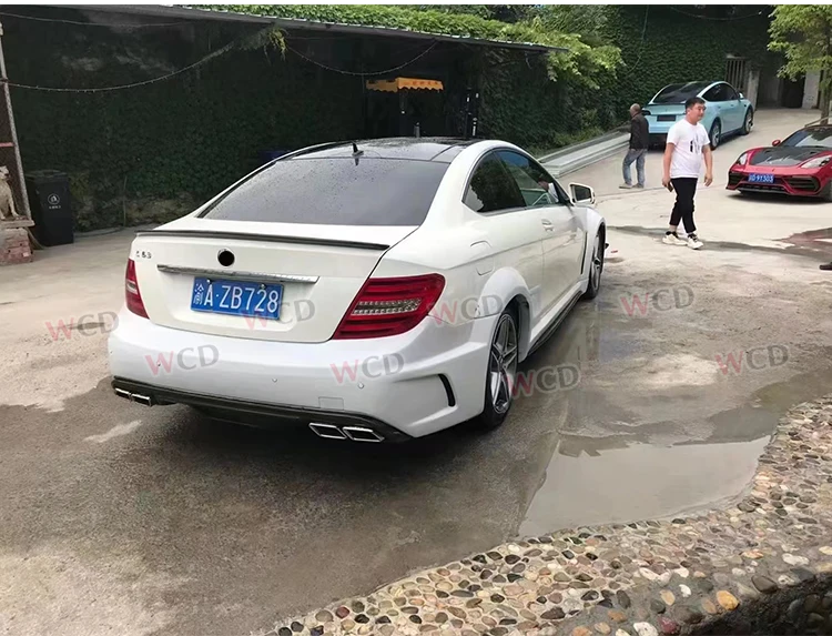 FRP Wide Body Kit for Mercedes Benz C-Class W204 Style