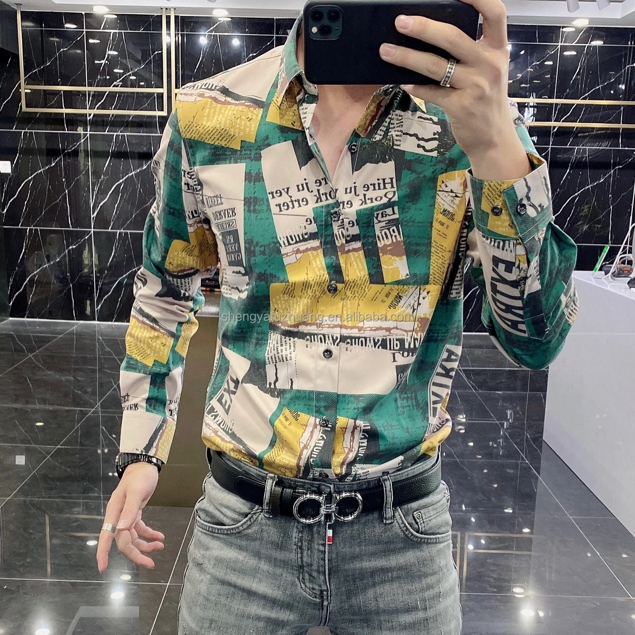 High Quality Shirts For Men Custom Men Long Sleeve Shirts Plus Size Men ...