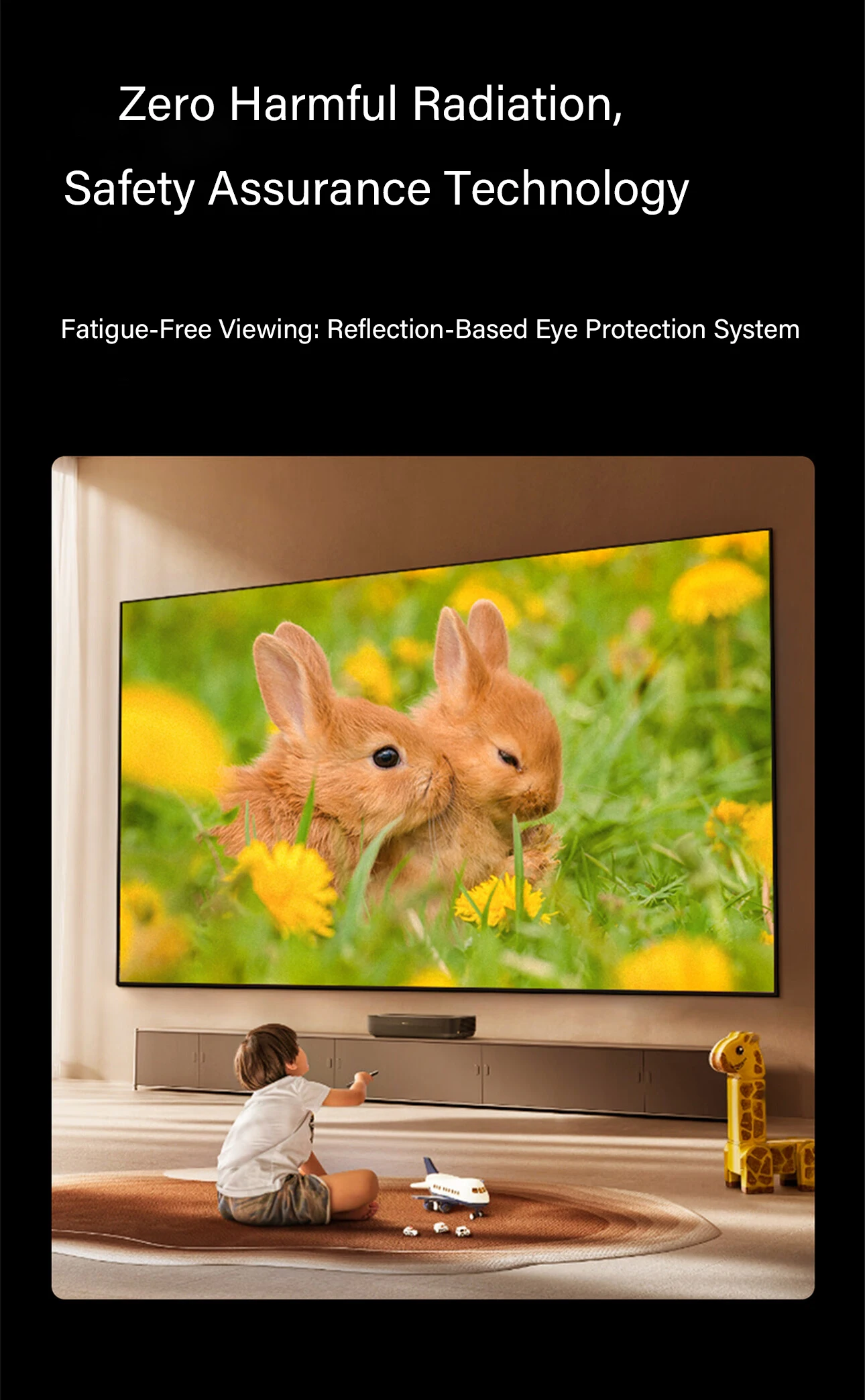 100L6N 4K Laser IMAX Enhanced Android 9 Projector for Home Cinema