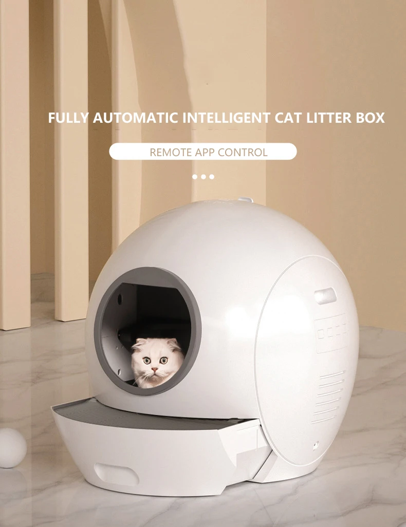 Cat Fully Enclosed Oversized Cat Toilet Automatic Litter Box ...