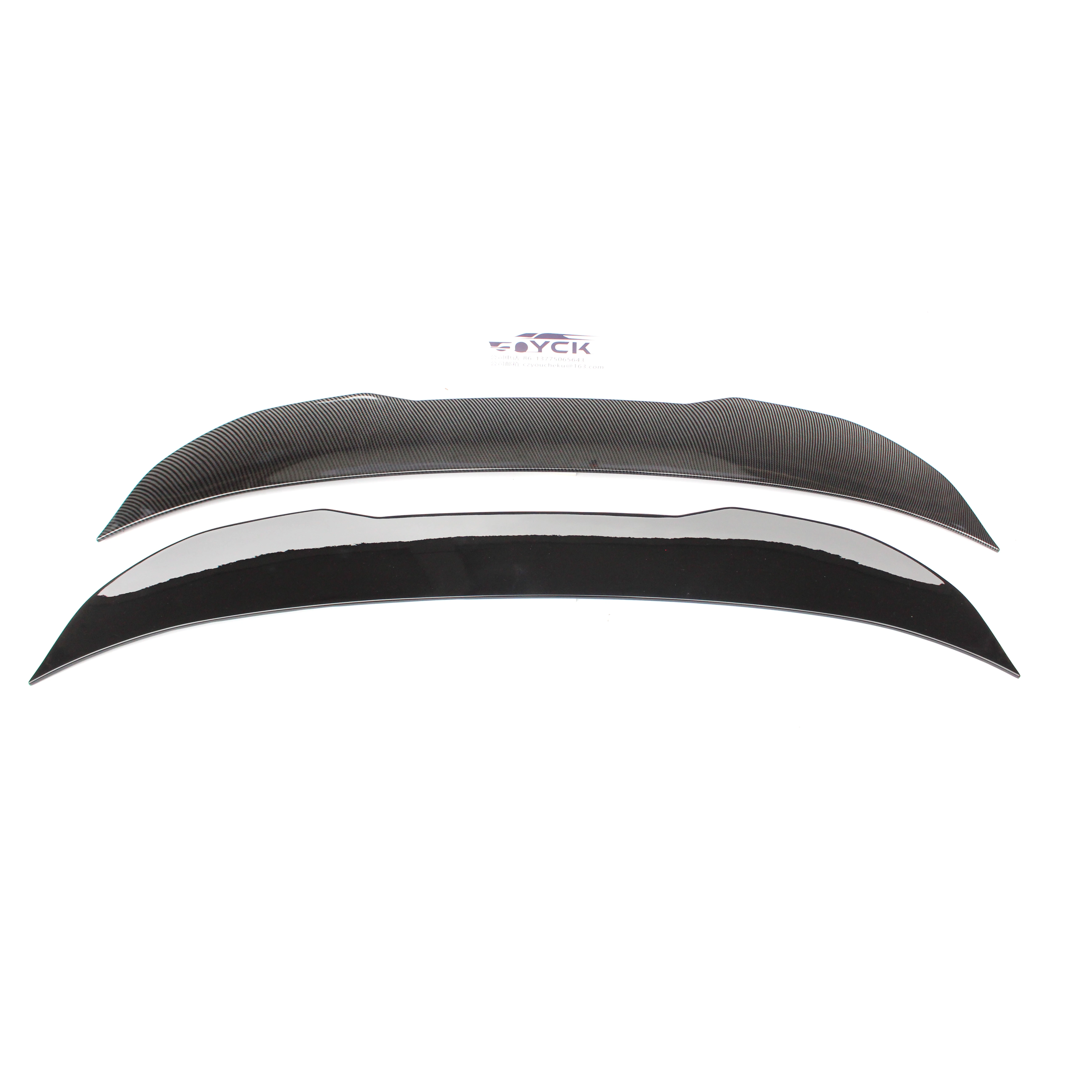 PSM Style Carbon Fiber Ducktail Wing Rear Trunk Boot Lip Spoiler for ...