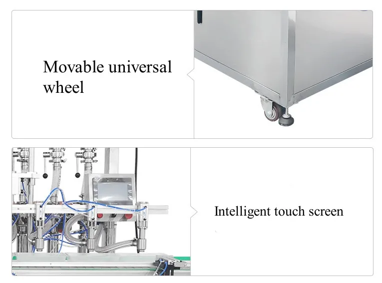 Fully Automatic Pneumatic 6 Nozzles Paint Detergent Ketchup Body Butter ...