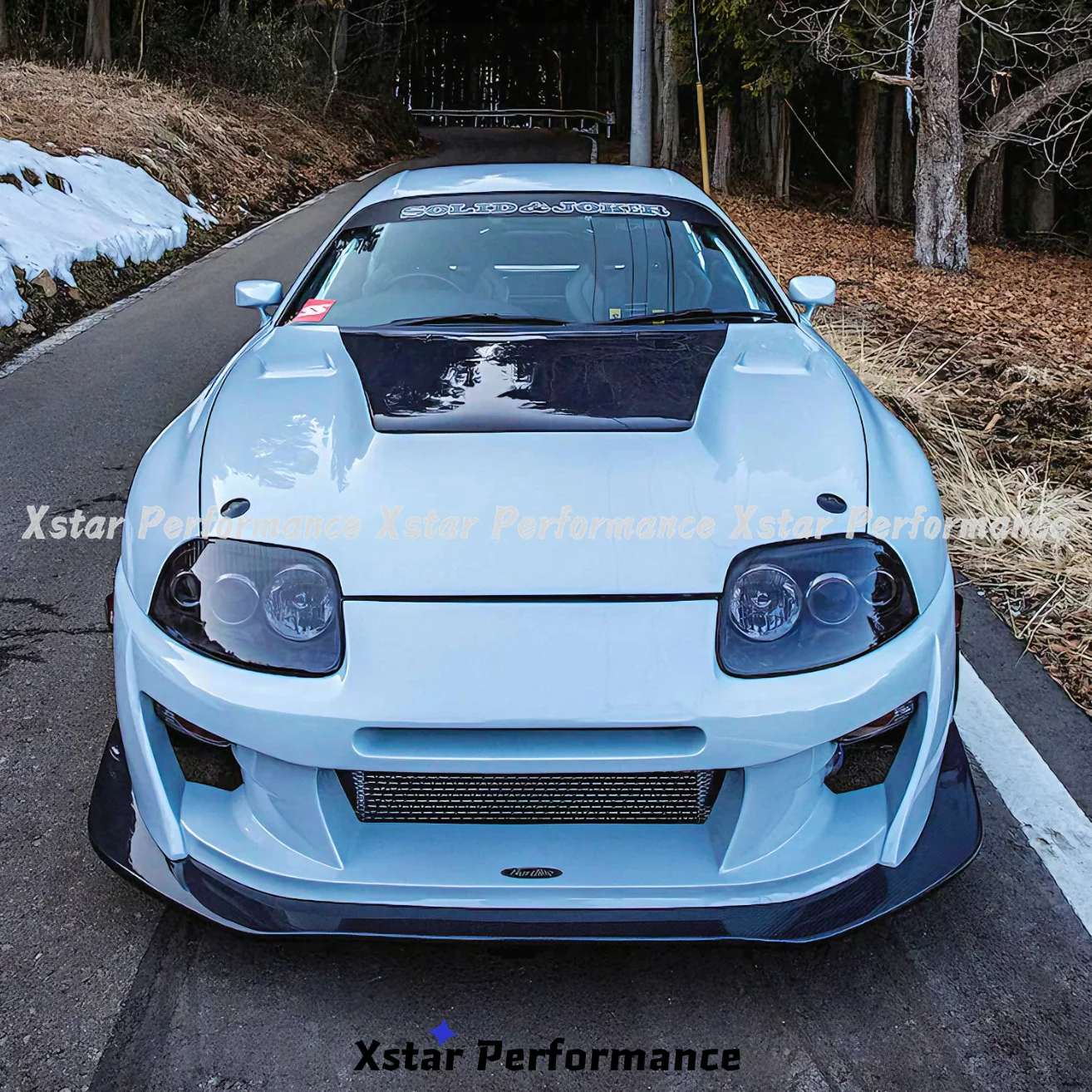 Vari Vrs Style Carbon Fiber Hood Bonnet For Supra Jza80 Mkiv 1993-2002 ...