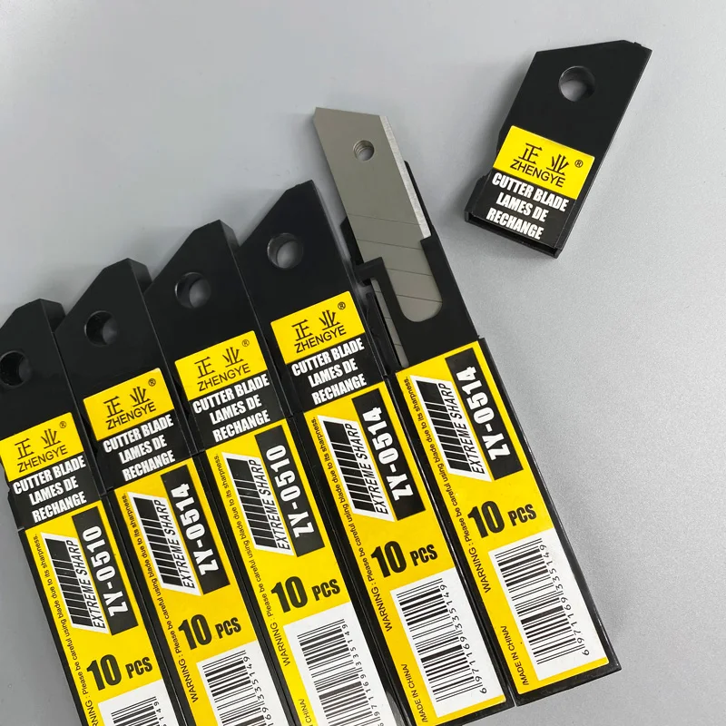 18 Mm Breakaway Utility Knife Blade For Industrial Use Snap Off Blade ...