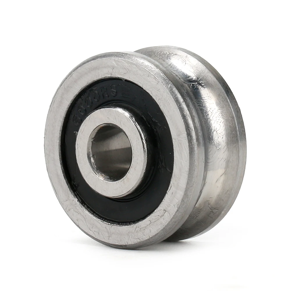 SG15 SG15-2RS 5x17x8mm U groove Track Guide Rollers Bearing SG15-10 ...