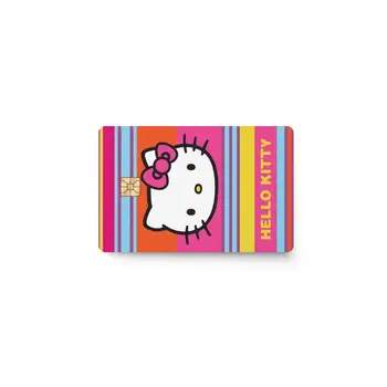 Hello Kitty Credit Debit Card Sticker Chip Place Open - Buy Hello Kitty ...