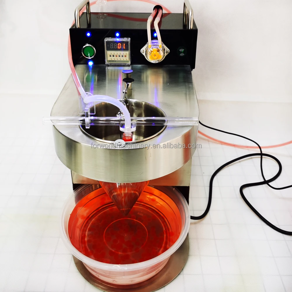 Automatic Small Bubble Tea Equipment Single Head Popping Boba Making ...