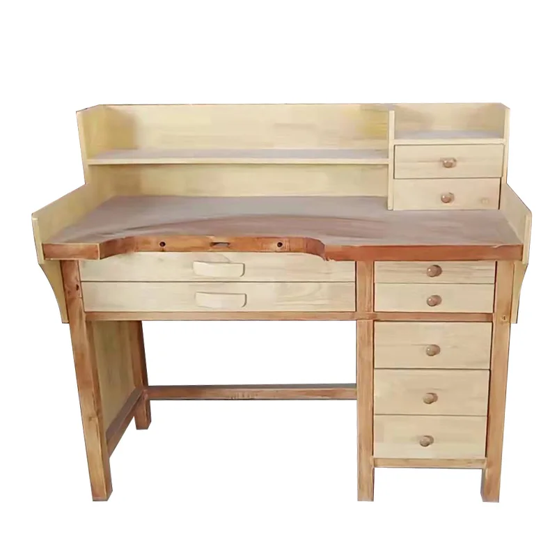 Solid Wood Jewelry Work Table - Durable Jewellers Workbench for ...