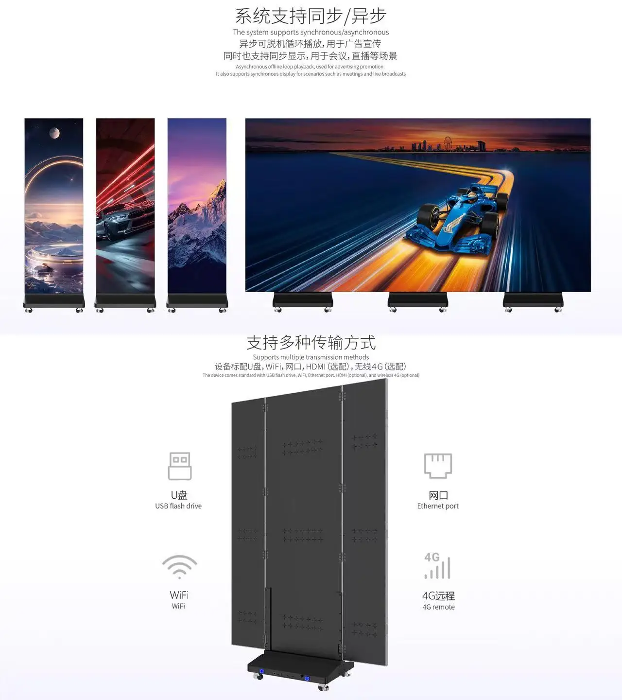 Ultra - Thin Foldable Indoor LED Display Screen Easy Installation ...
