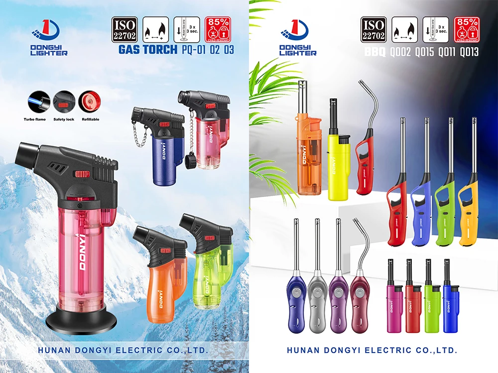 Donyi Electronic Classic Plastic Gas Lighter with Windproof Flame ...
