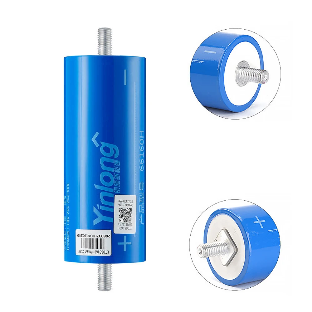 Yinlong Cell 30ah 35ah 40ah 45ah Batteries Lithium Titanate 2.3v Lto Battery Yinlong 66160 LTO ...