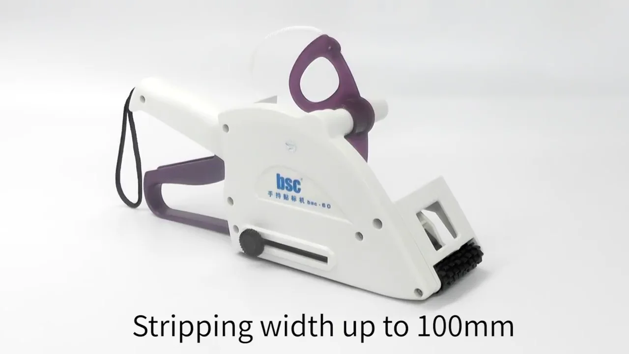 Bsc-60 Handheld Label Applicator 60mm Manual Hand Held Label Applicator ...