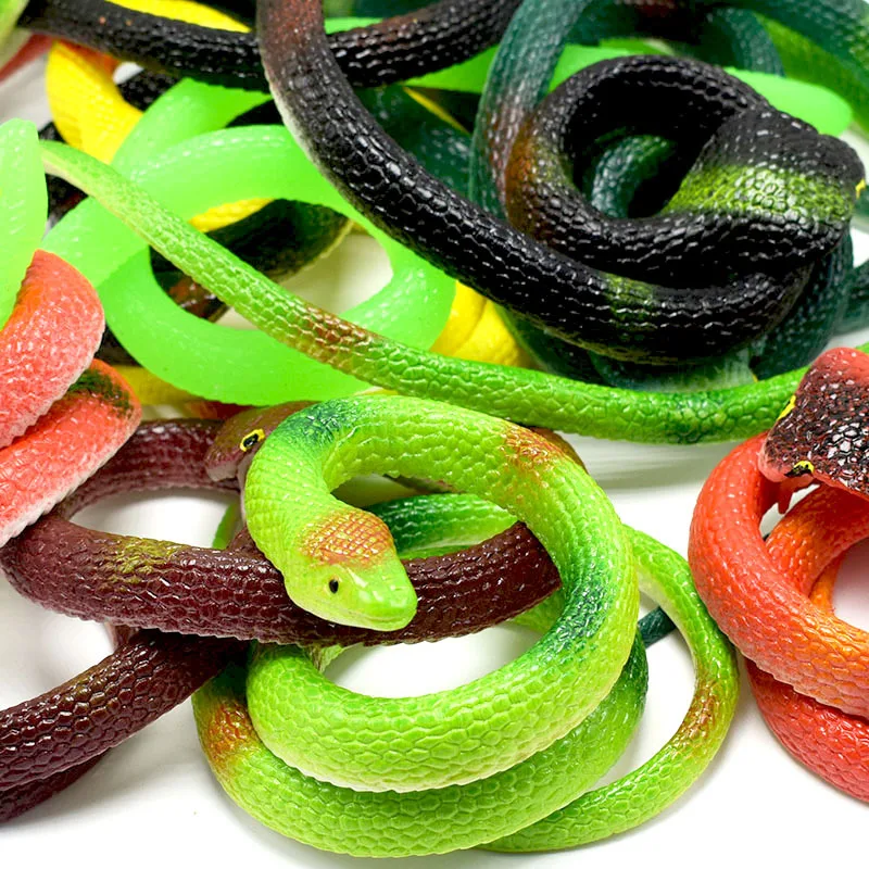 Realistic Rubber Big Plastic Fake Snake Toys - Fun & Education