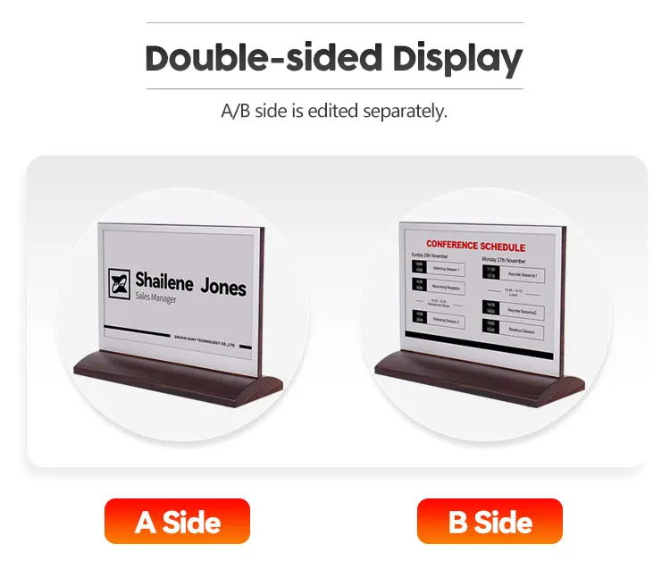 Big Size Electronic Sign Labels 7.5 Inch Conference Meeting Room Large ...