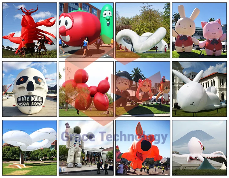 Custom Giant Inflatable Human Model with LED Lights for Party & Event ...