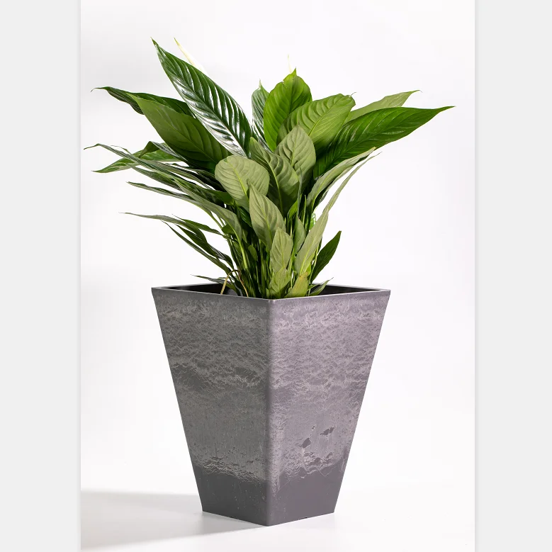 High Quality Large Square Plastic Flower Pot Garden Planter Pot ...