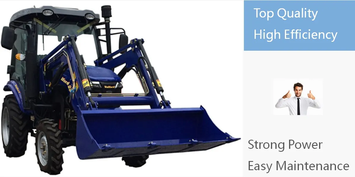 Volford Front Bucket 25hp Cabin Traktor 4x4 Mini Farm 4wd Compact ...