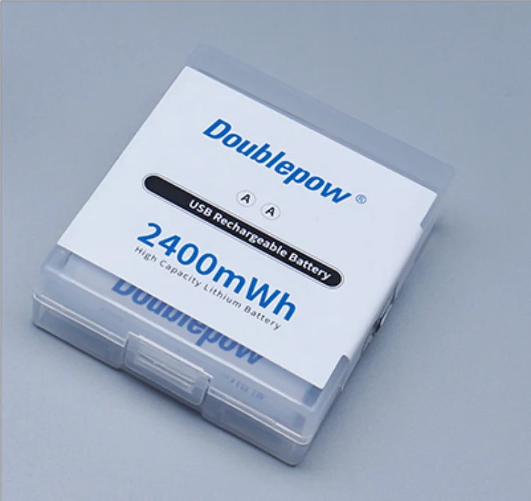 Doublepow 2400mwh Aa 1.5v Type C Rechargeable Lithium Ion Battery New ...