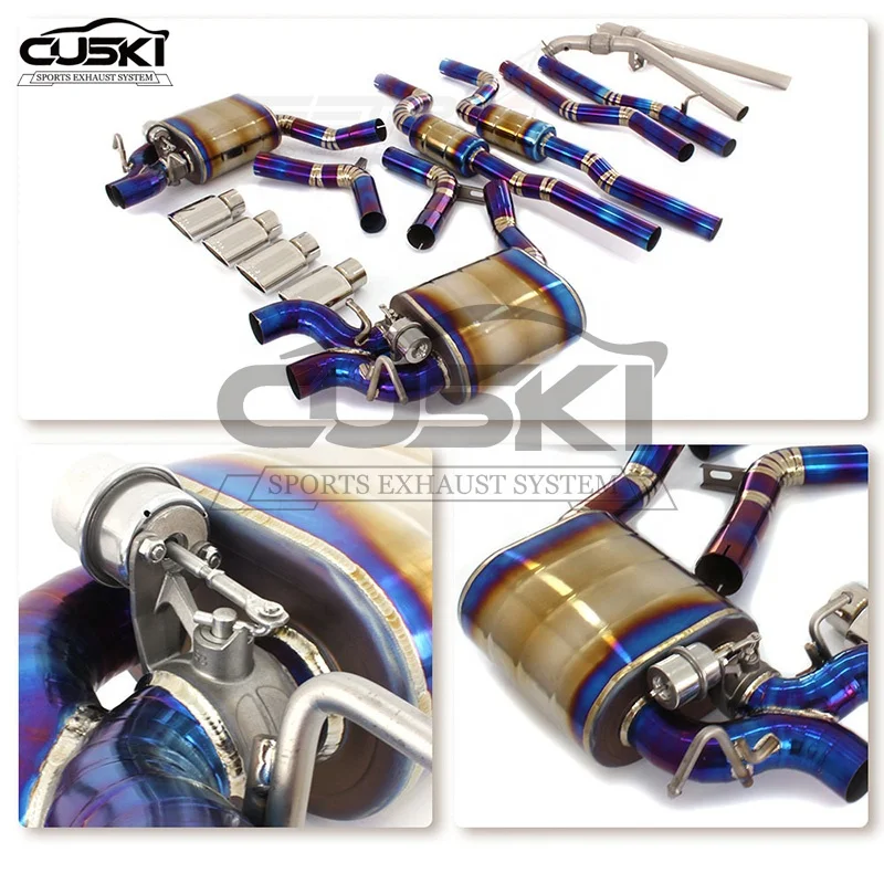 Catback Exhaust For Mercedes-benz C63 C63s Amg W205 4.0t 2015-2020 ...