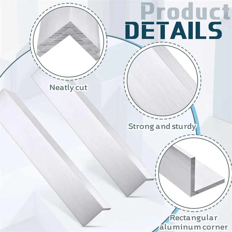 Industrial Extruded Aluminum L-shaped Angles Profile Metal Wall Guard Trim - Buy Aluminum ...