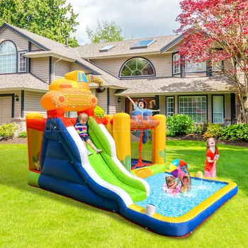 Small Oxford Inflatable Combo Bouncer Bouncing Castle Indoor Outdoor ...