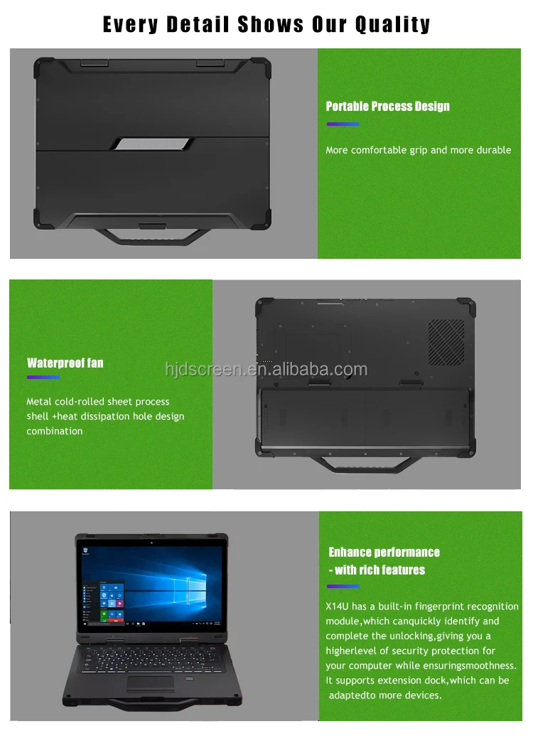 14 Inch Fully Rugged Metal Magnesium Alloy Notebook/laptop - Buy Laptop ...