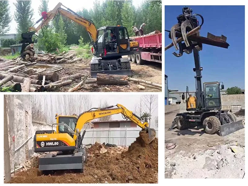 11 Ton Wheel Excavator - High Digging Power & Reliable Performance