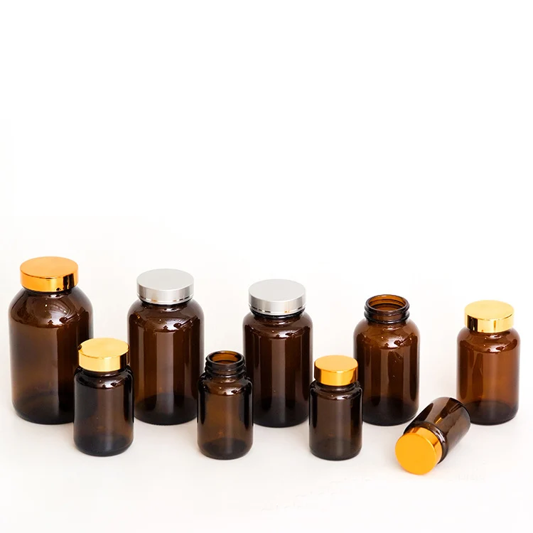 Pharmaceutical Packaging - 75ml to 250ml Amber Glass B Bottles