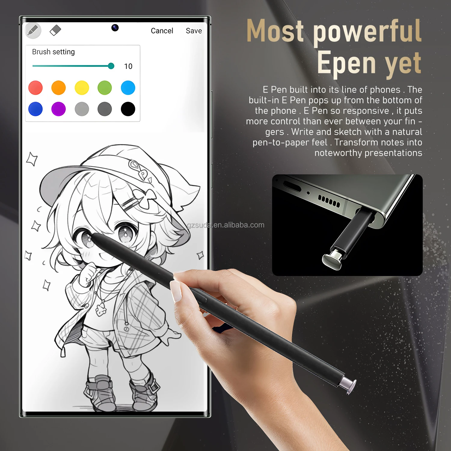 2023 Note 30 Ultra - 7.3 Inch AMOLED Screen Android 13.0