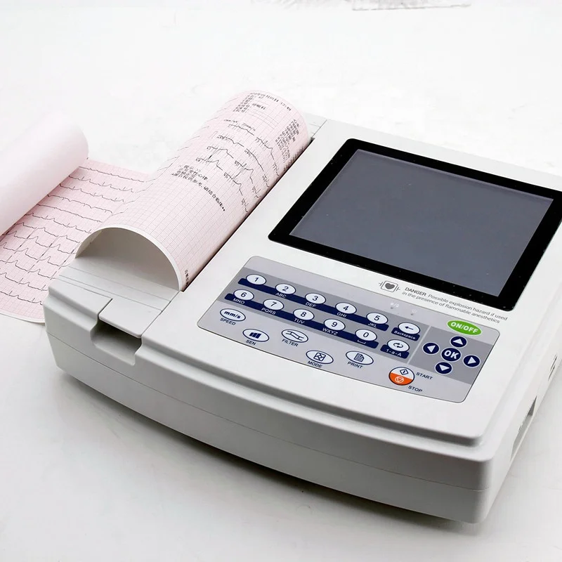 Contec Brand In Stock !! Touch Screen Analysis Electrocardiogram 12 ...