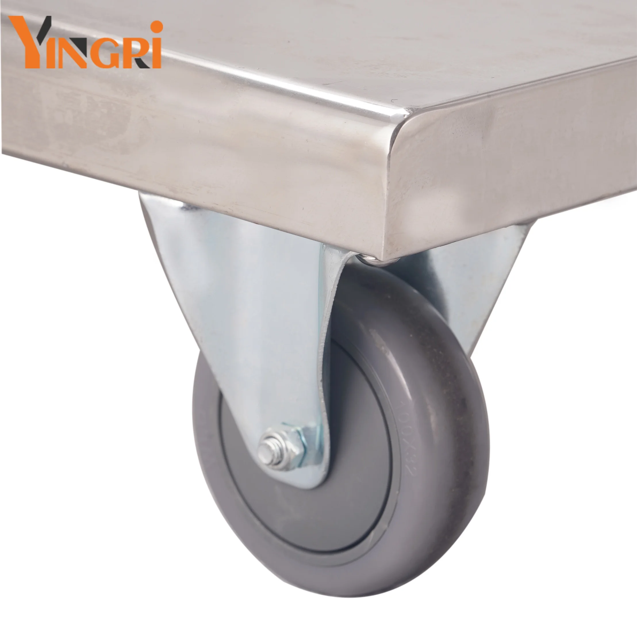 Heavy Duty Flat Cart Hand Trucks Stainless Steel Push Cart Foldable ...