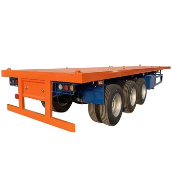 20ft 70ft Dump Container Trailer Chassis Container Transport Half ...