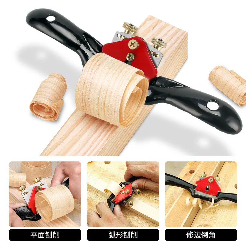 Adjustable Plane Spokeshave Woodworking Hand Planer Trimming Tools 9 ...