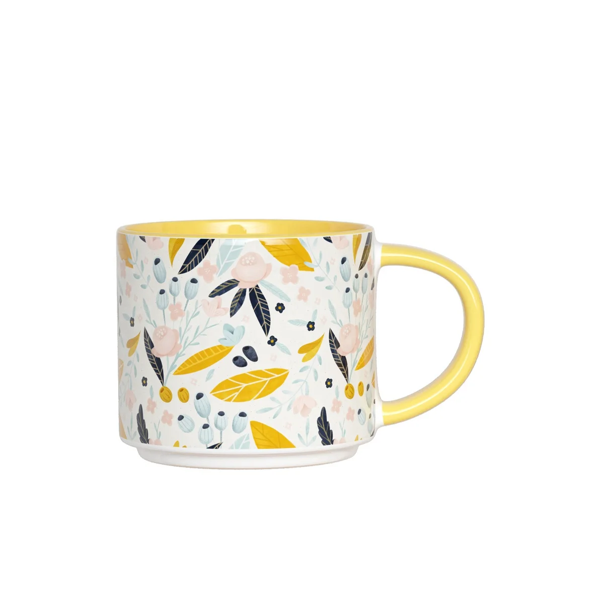 Ceramic Mug Beautiful Flower Print Custom Design 11oz Coffee Mug - Buy ...