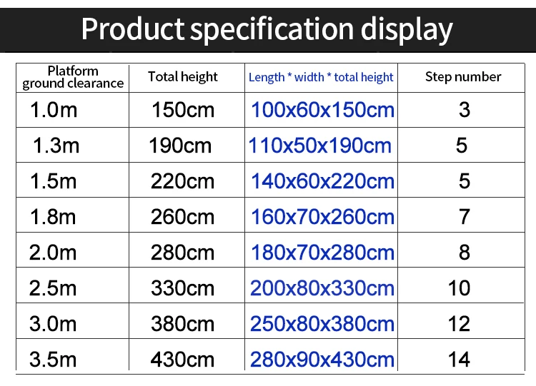 Detachable Mobile Step Ladder - Safe Climbing Platform