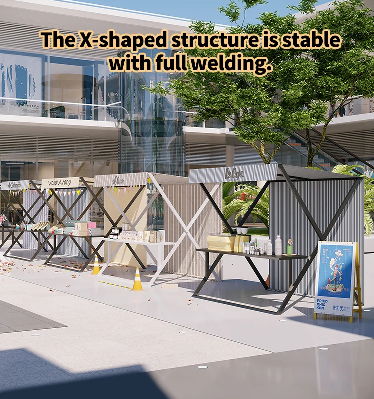 Collapsible Booth Kiosk Tent - Perfect for Market Stalls