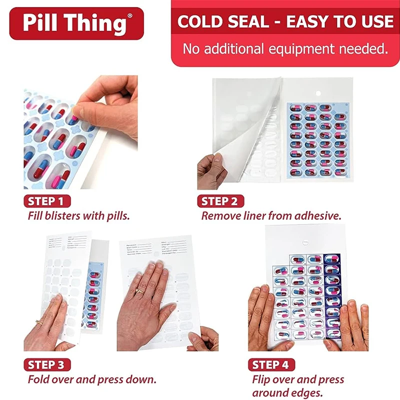 Alibaba.com: Monthly Pill Organizer Cold Seal Blister Cards, Disposable ...
