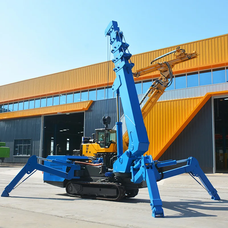 Heavy Duty 5ton Mini Crawler Crane Machine Hot Sale Spider Crane Price ...
