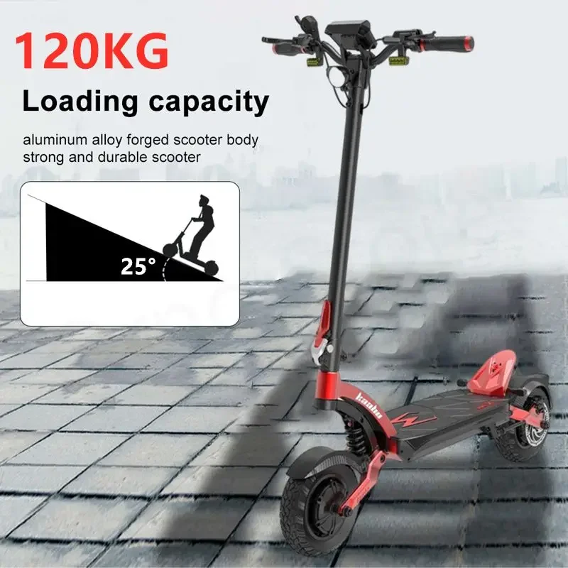 Original Kaabo Mantis X Plus Smart Electric Scooter 48v 18.2ah 500w*2 Motor 50km/h New Display ...