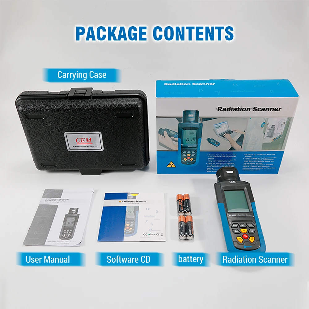 CEM DT-9501 Personal Portable Electromagnetic Geiger Counter