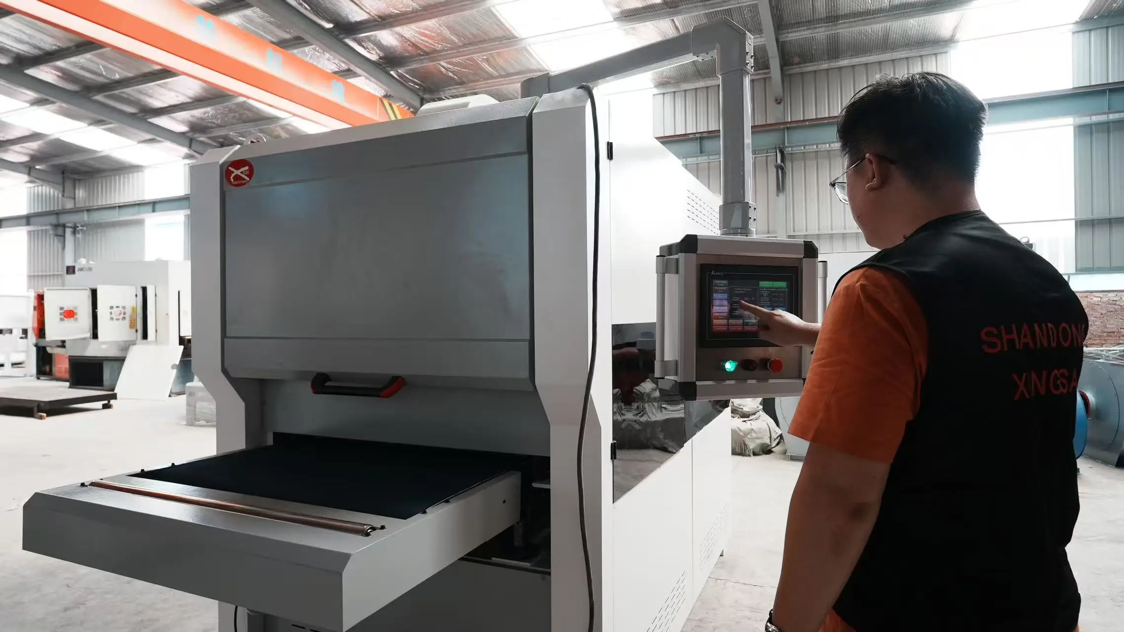 Deburring and Chamfering Machine for Laser Cutting of Sheet Metal ...