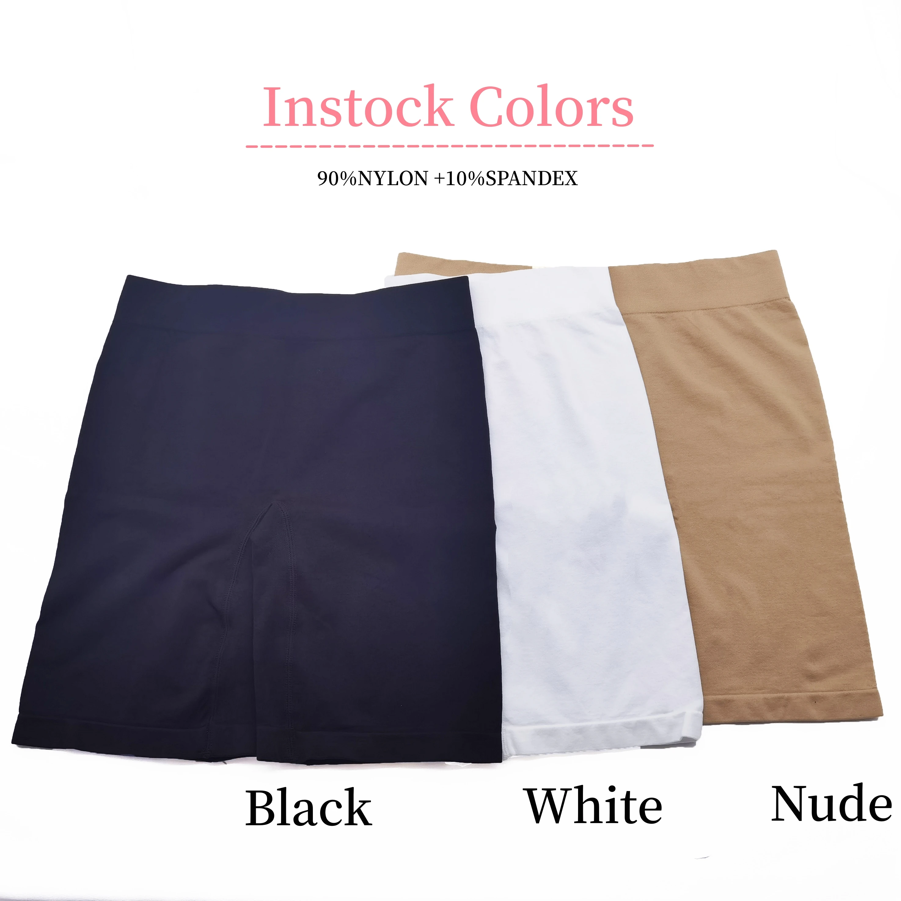 Anti Chafing Slip Shorts Pants Tummy Control Hight-waist Body Shaper ...