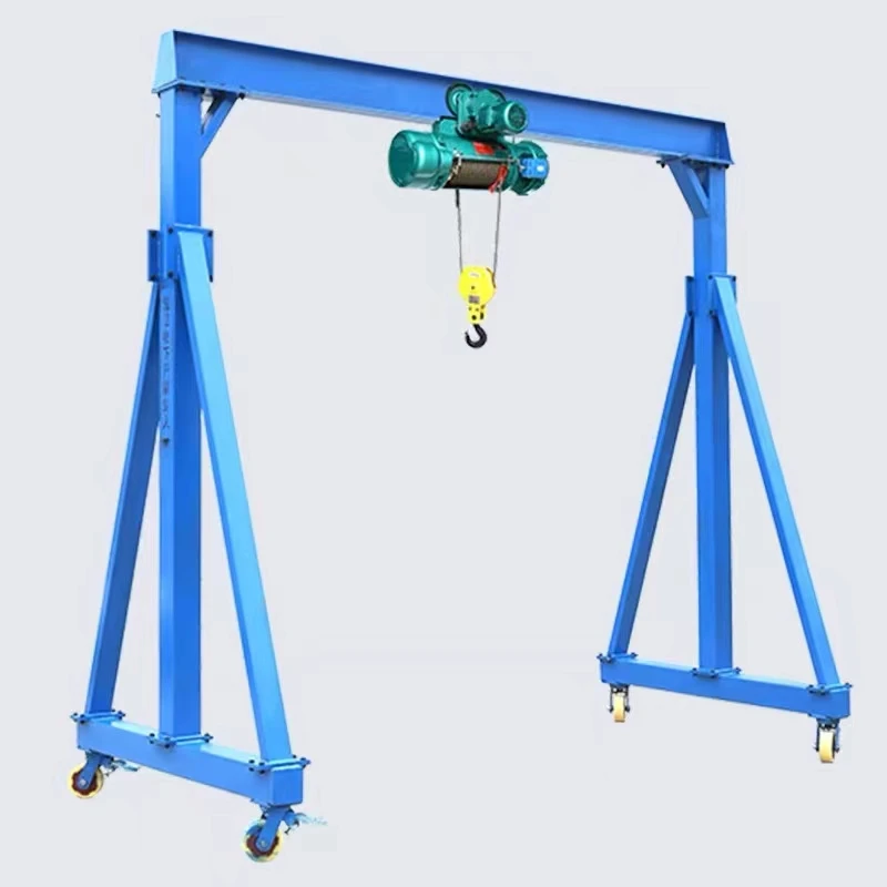 Mobile Workshop Gantry Crane - 3M Lifting Height & 1yr Warranty