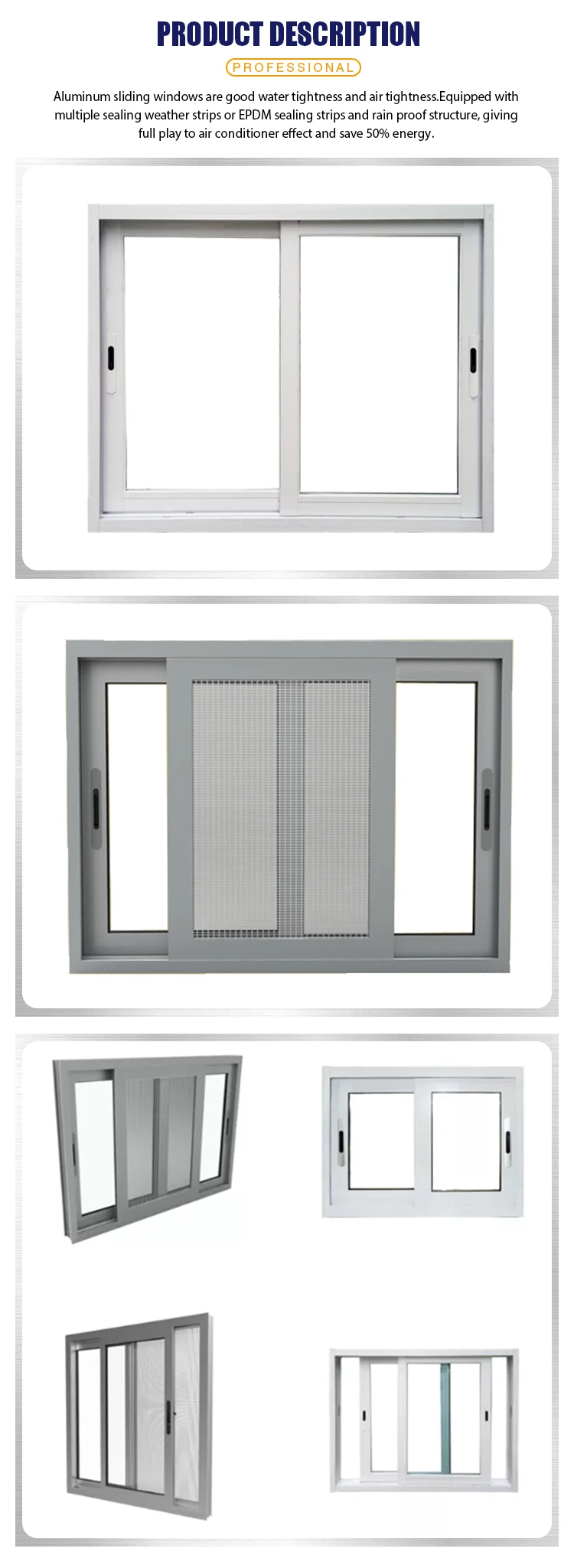Cheap Price Newest Aluminium Profile Sliding Window Designs Modern ...
