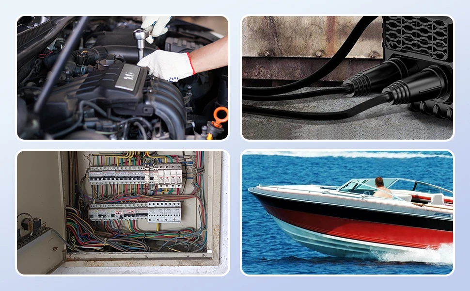 In-line Splice Waterproof Cable Connector Allen Hex 7/32" Wire Range 2/ ...